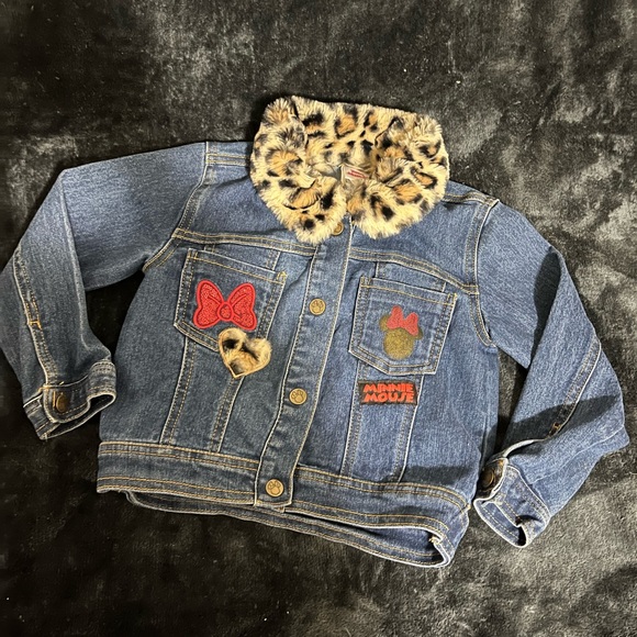 Disney | Jackets & Coats | New Disney World Minnie Mouse Girls 4t Jean ...